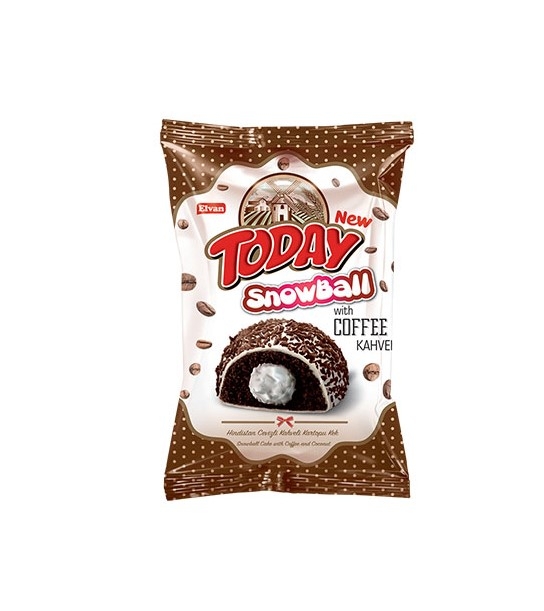 Today Snowball Kahveli Kek 35 Gr. 24 Adet (1 Kutu) Today Elvan